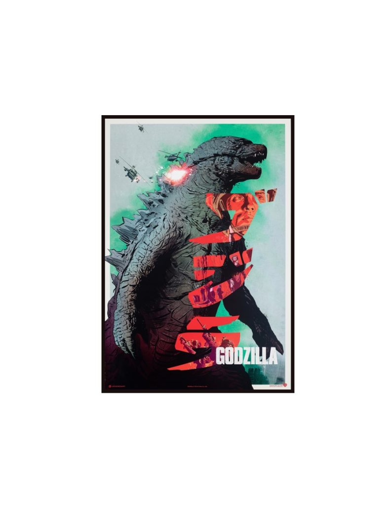 Godzilla 2014 – By Bus Shelter – Bravo Posters
