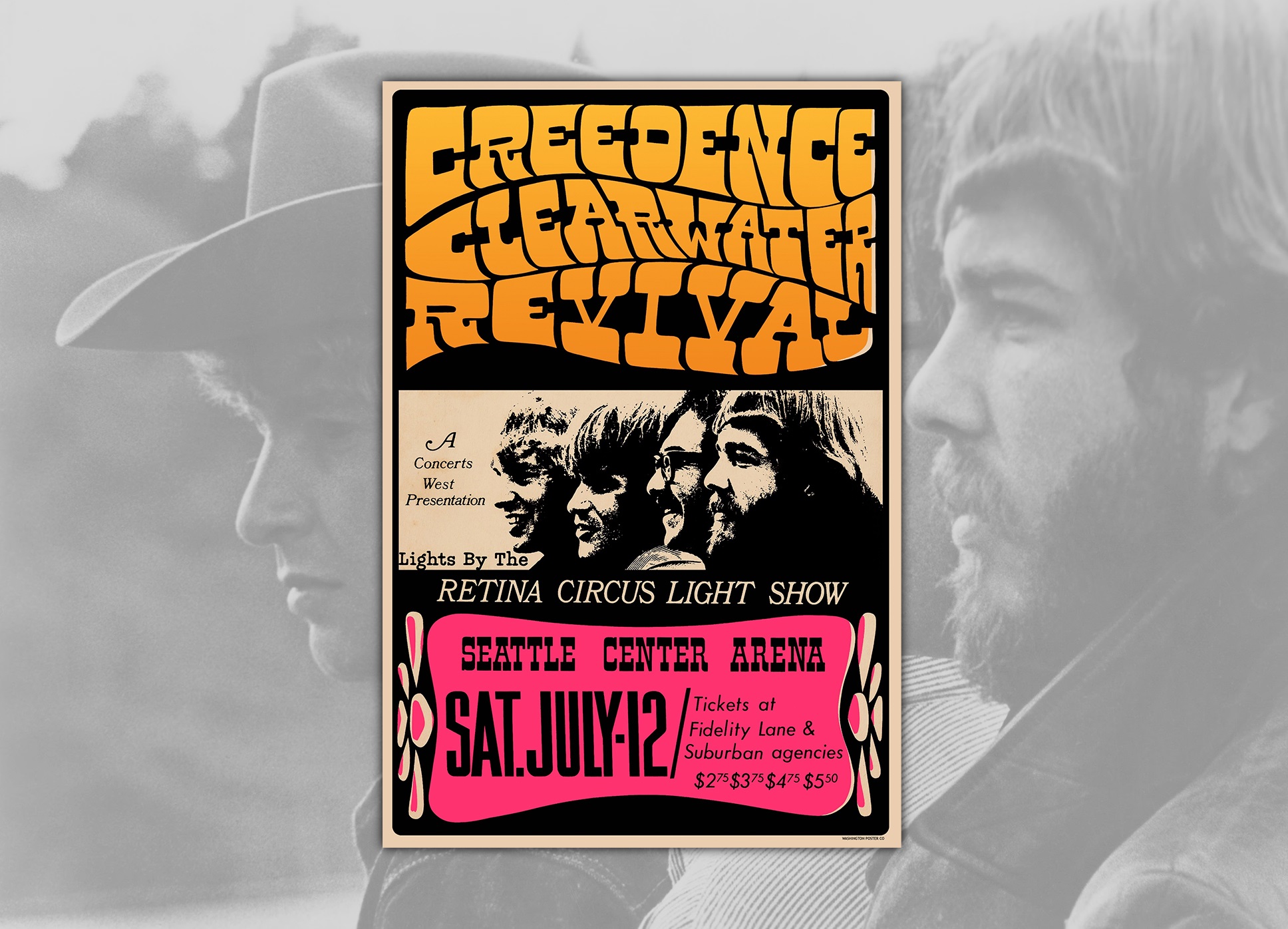 Creedence Clearwater Revival 1969 – at The Seattle Center Arena – Bravo ...